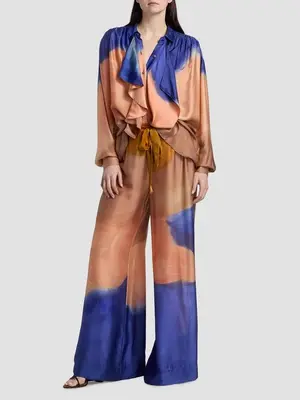 Ulla Johnson Gesture Printed Silk Blouse