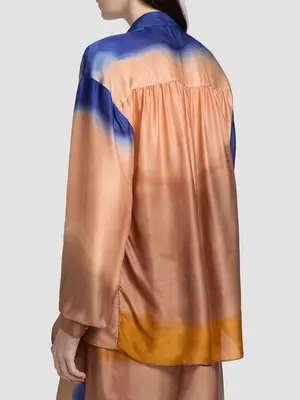 Ulla Johnson Gesture Printed Silk Blouse