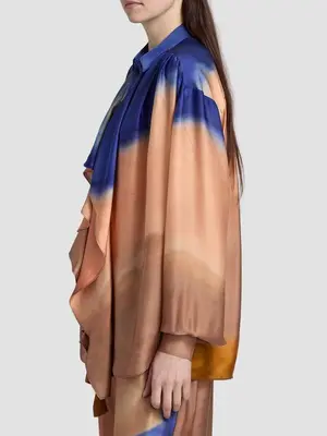 Ulla Johnson Gesture Printed Silk Blouse