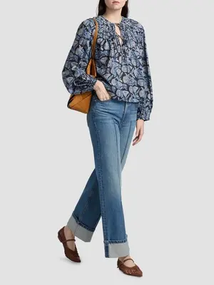 Ulla Johnson Genevieve Whiskered Jeans