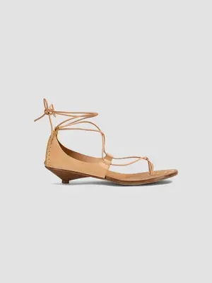 Ulla Johnson Aves Bare Leather Sandals - Miele