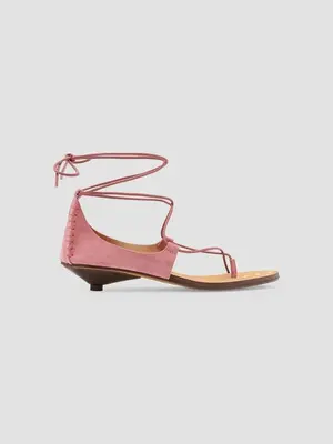 Ulla Johnson Aves Bare Leather Sandals - Pink