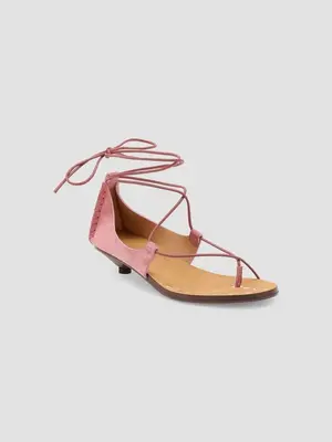 Ulla Johnson Aves Bare Leather Sandals - Pink