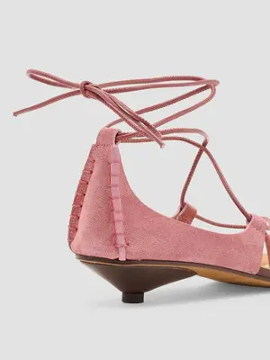 Ulla Johnson Aves Bare Leather Sandals - Pink