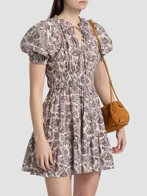 Ulla Johnson Soffia Printed Minidress