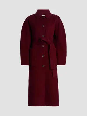 Ulla Johnson Lisbeth Wool-cashmere Coat - Claret