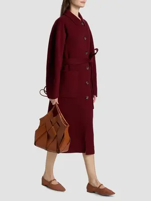Ulla Johnson Lisbeth Wool-cashmere Coat - Claret