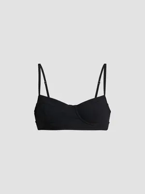 Ulla Johnson Zahara Bikini Top - Noir