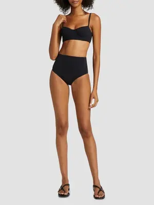 Ulla Johnson Zahara Bikini Top - Noir