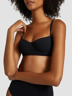Ulla Johnson Zahara Bikini Top - Noir