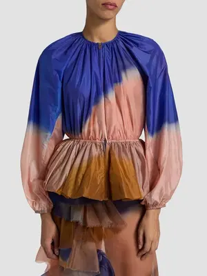 Ulla Johnson Rana Peplum Jacket - Moontide
