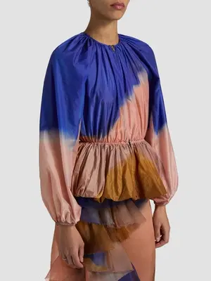 Ulla Johnson Rana Peplum Jacket - Moontide
