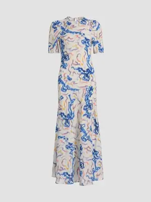 Ulla Johnson Samar Silk Maxi Dress - Prism