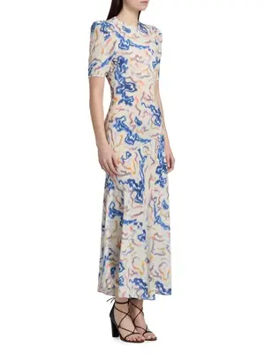 Ulla Johnson Samar Silk Maxi Dress