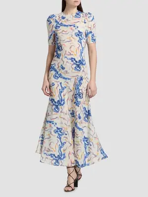 Ulla Johnson Samar Silk Maxi Dress - Prism