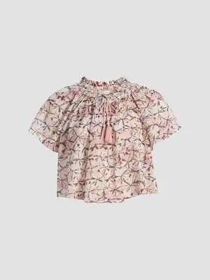 Ulla Johnson Alon Cotton Cover-up Top - Amethyst