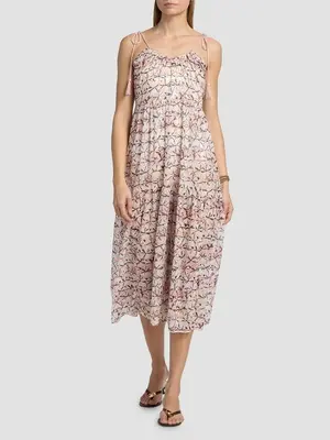 Ulla Johnson Fernanda Printed Cotton Midi-dress
