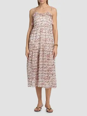 Ulla Johnson Fernanda Printed Cotton Midi-dress