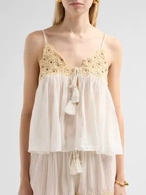Ulla Johnson Alessia Cotton Cover-up Top