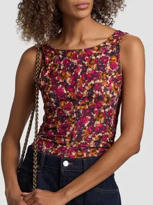 Ulla Johnson Loulou Floral Sleeveless Top