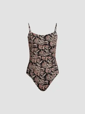 Ulla Johnson Annine Printed One-piece Swimsuit - Jasper