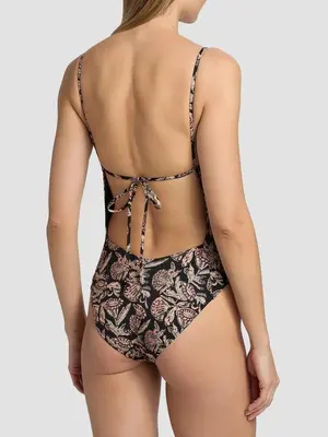Ulla Johnson Annine Printed One-piece Swimsuit - Jasper