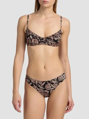 Ulla Johnson Jaya Printed Bikini Top - Jasper