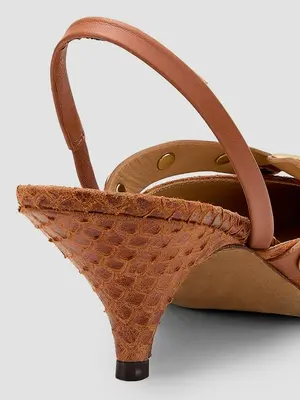 Ulla Johnson Vendome Studded Kitten Heels