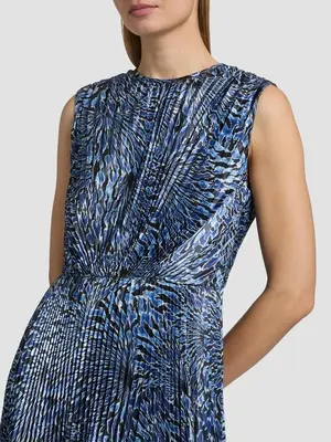 Ulla Johnson Malin Pleated Satin Midi Dress