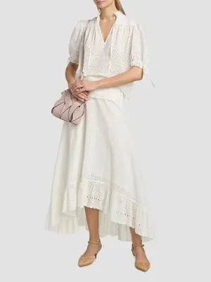 Ulla Johnson Aloutte Eyelet Cotton Top