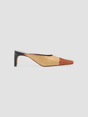 Ulla Johnson Carlyle Spotted Calf Hair Mules