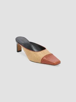 Ulla Johnson Carlyle Spotted Calf Hair Mules