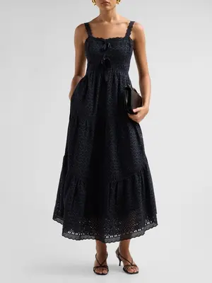 Ulla Johnson Constance Cotton Midi Dress