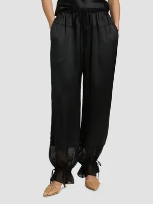 Ulla Johnson Camile Silk Cinched Pants