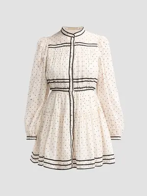 Ulla Johnson Lumi Cotton Mini Dress - Blanc