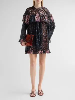 Ulla Johnson Lune Silk Mini Dress