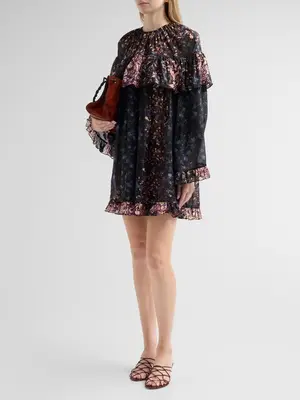 Ulla Johnson Lune Silk Mini Dress
