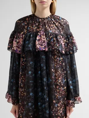 Ulla Johnson Lune Silk Mini Dress