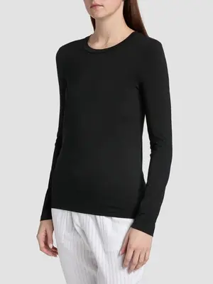 STELLAE DUX Mesa Long Sleeve T-shirt - Black