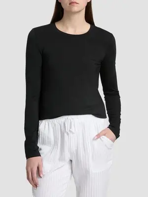 STELLAE DUX Mesa Long Sleeve T-shirt - Black
