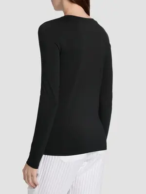 STELLAE DUX Mesa Long Sleeve T-shirt - Black