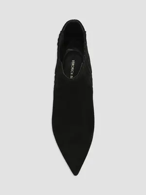 Veronica Beard Lisa 45mm Suede Chelsea Boots - Black