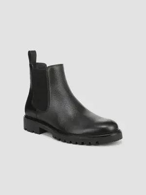 Vince Dave Leather Chelsea Boots