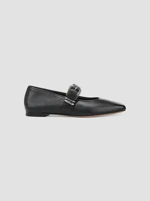 Vince Daniela Leather Mary Janes - Black