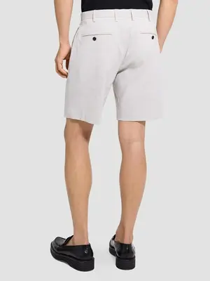 Theory Solid Linen-blend Shorts