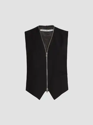 Alexander Wang Tailored Wool-blend Zip Vest