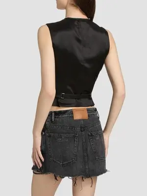Alexander Wang Tailored Wool-blend Zip Vest