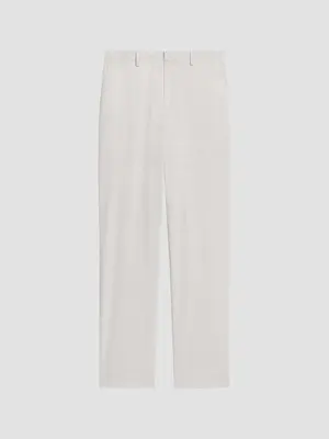 Theory Linen-blend Straight-leg Pants