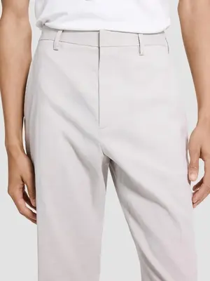 Theory Linen-blend Straight-leg Pants