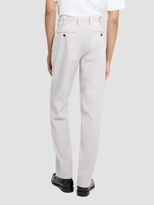 Theory Linen-blend Straight-leg Pants